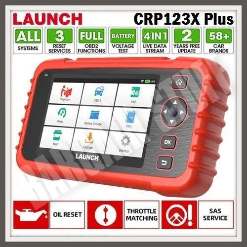 Scanners - Launch CRP123X Plus All System OBD2 Scanner with 3 Reset Functions for sale in ...